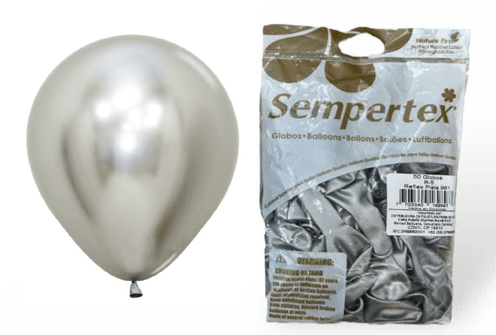 Sempertex Plata Reflex - Globos y Globos
