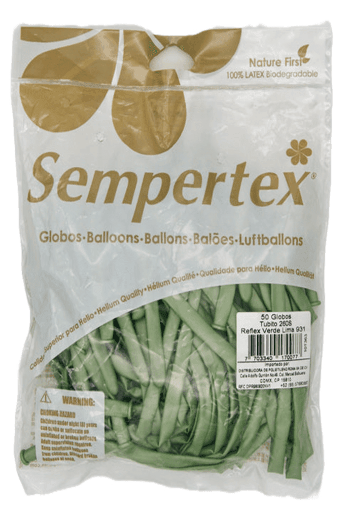 Sempertex Verde Lima Reflex - Globos y Globos